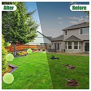 ZHEN TING 24 Pack Snake Repellent for Yard Powerful, Snake Away Repellent for Outdoors, Moth Balls for Snakes, Pet Safe Snake be Gone for Lawn Garden