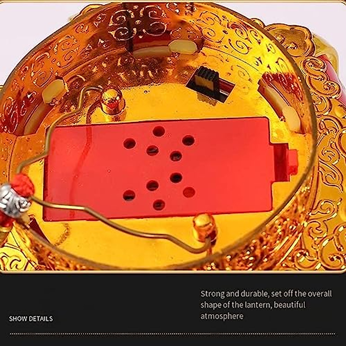 2pcs Lanterne Home Decoration Luminous Lantern Battery-Powered Children's Handheld Party Wedding Halloween Festival Chinese New Year Lantern Christmas Decor Accessories (2pcs Shot 5.1x6.7in)