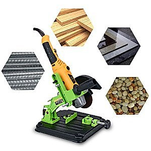 Angle Grinder Stand Grinder Holder Cutter Support Aluminum bracket iron base100-115 angle grinder cutting (4in-4.5in.)