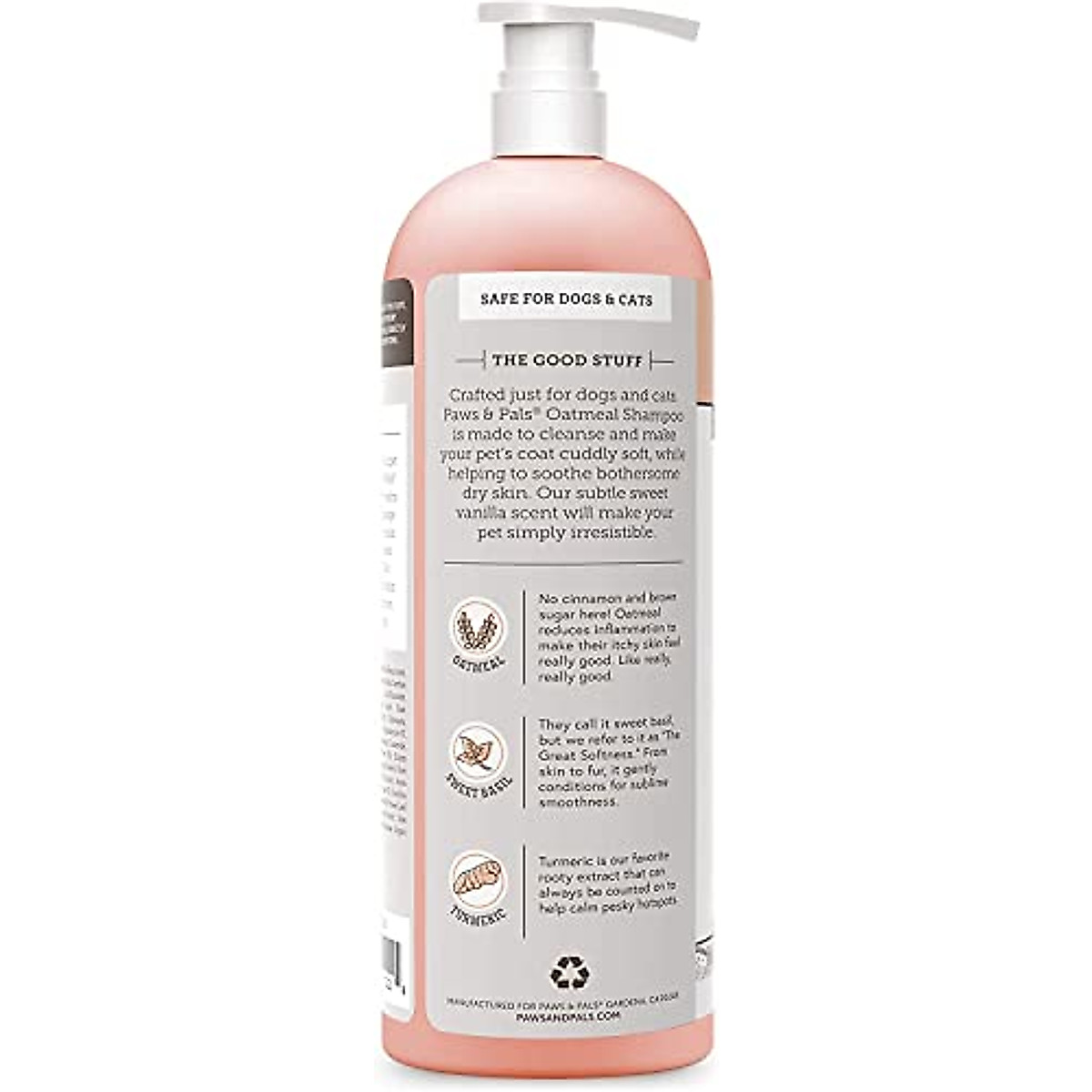 6-in-1 Dog Shampoo and Conditioner for Itchy Skin, Made in USA - 20oz Vet Formula Natural Medicated Best for De-Shedding, Itch Relief, Smelly Odor, Dry Sensitive Skin - Dogs & Cats Oatmeal Pet Wash