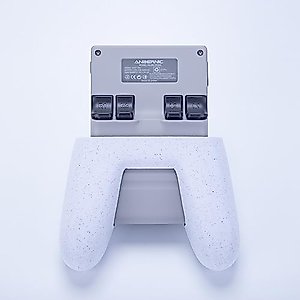 RG353VS/RG353V Game Controller Handle, DIY Retro Handheld Game Console Comfortable Grip Gamepad (Marble White)