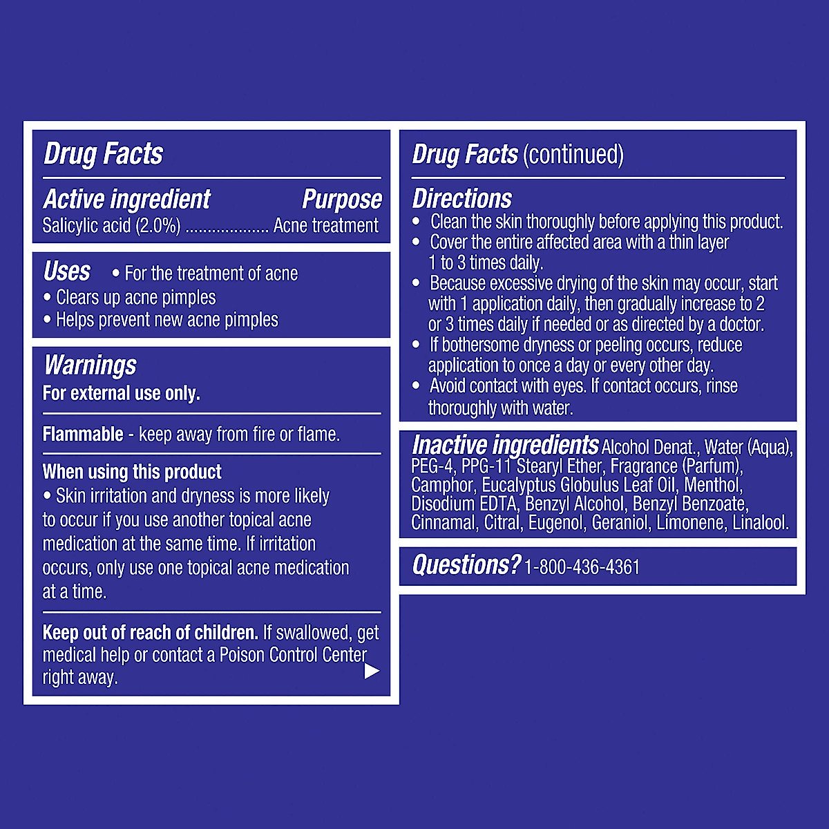 Noxzema Ultimate Clear Face Pads Clears & Prevents Acne Anti-Blemish Made with Over 60% Alcohol 90 Count, Pack of 6