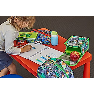 Trail maker Backpack with Lunch Bag for Boys Elementary School, Middle School Backpack Set for Kids