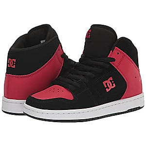 DC Men's Manteca 4 Hi High Top Casual Skate Shoe Sneaker, Black/RED, 12.5