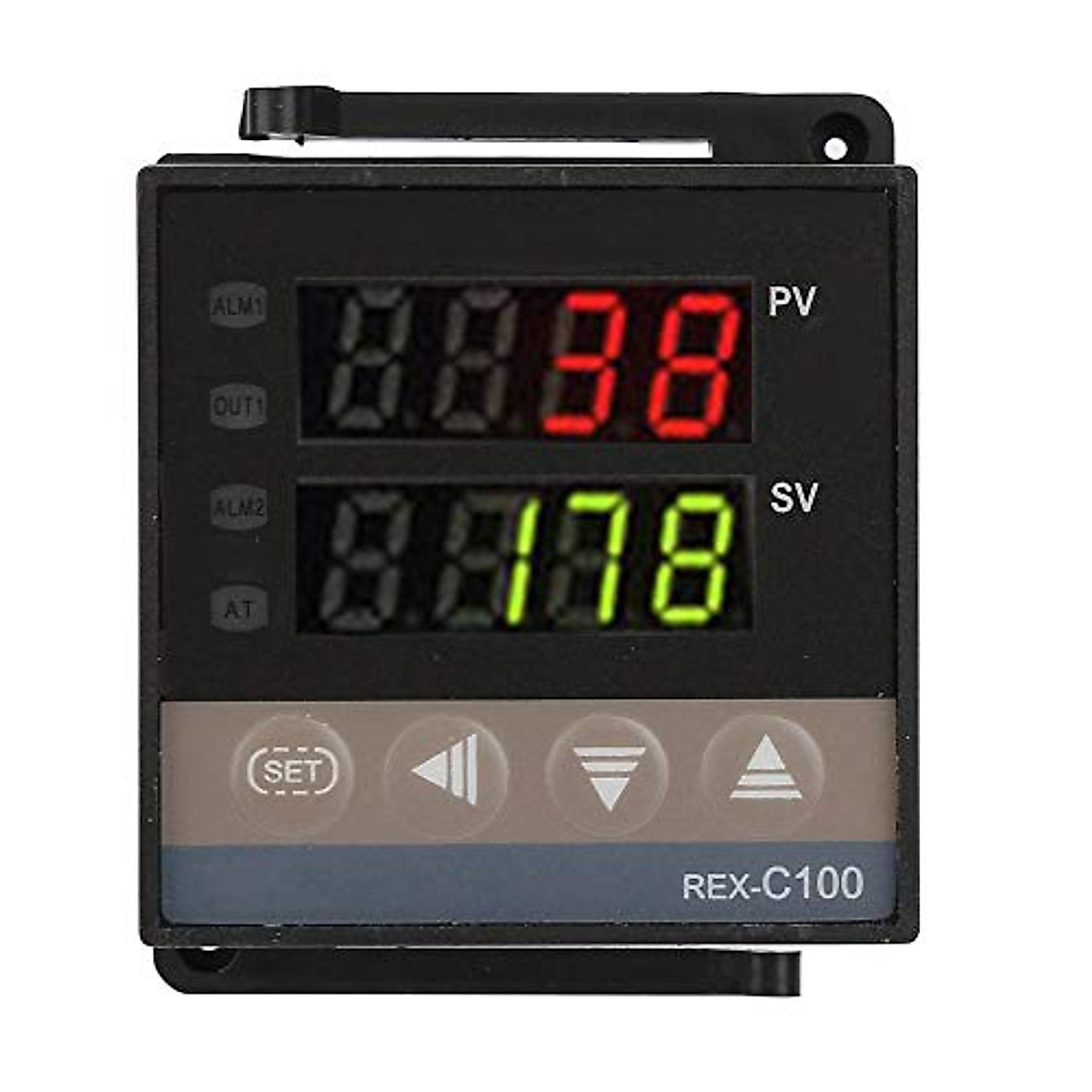 Maxmartt Digital LED Temperature Controller, 0-1300℃ Alarm PID Thermostat Kits, Temperature Controller + Solid State Relay + K Thermocouple