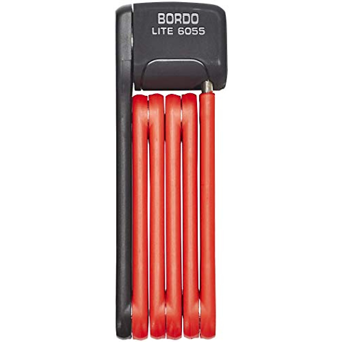 ABUS Bordo Ugrip Lite 6055/60cm Security Level 7 Bike Lock, Red