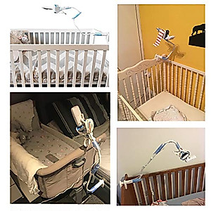 Universal Baby Monitor Holder Mount, Infant Baby Camera Holder, Baby Monitor Shelf, Baby Camera Stand with Safe Straps for Most Baby Monitors