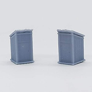 Outland Models Railway Scenery Old West Accessory Outhouse x2 1:160 N Scale