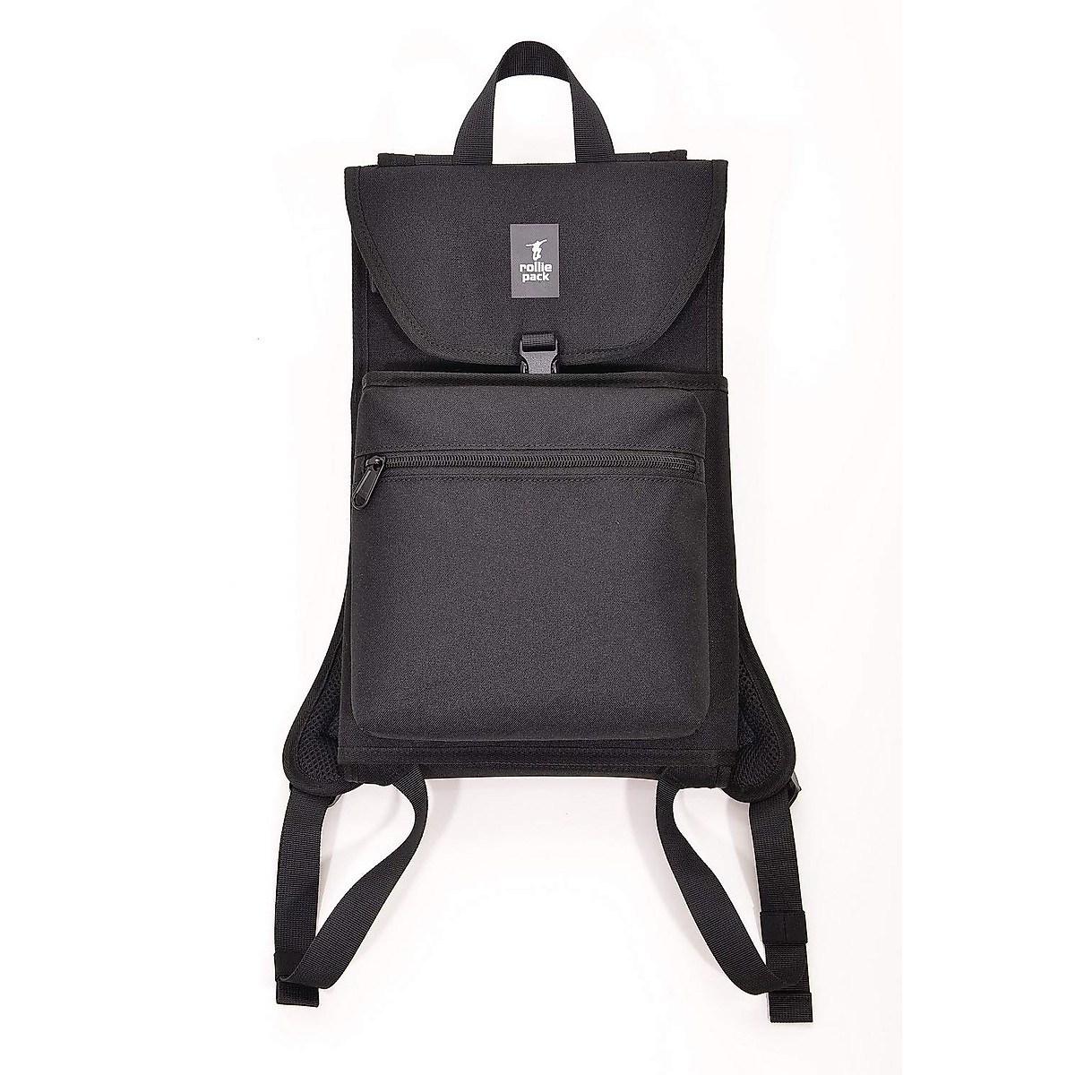 RolliePack Slim Carry Foldable Electric Skateboard Backpack Bag for Boosted Boards Mini S & X, V2, V2 Dual Plus, Plus, Stealth, Exway Flex, Evolve, Normal Skateboards, and Longboards