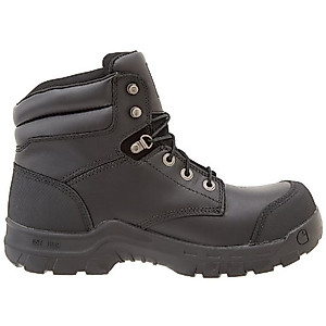 Carhartt mens Rugged Flex 6" Waterproof Comp Toe Cmf6371 Construction Boot, Black Oil Tanned, 12 Wide US