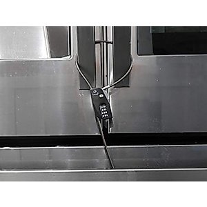 Fridge Lock, Appliance Lock, Refrigerator Lock, French Door Lock, Adjustable Cable Combination Lock, Child Safety Cabinet Lock, Lock for Cabinet, Appliance Lock, Multi-Functional Combination Lock