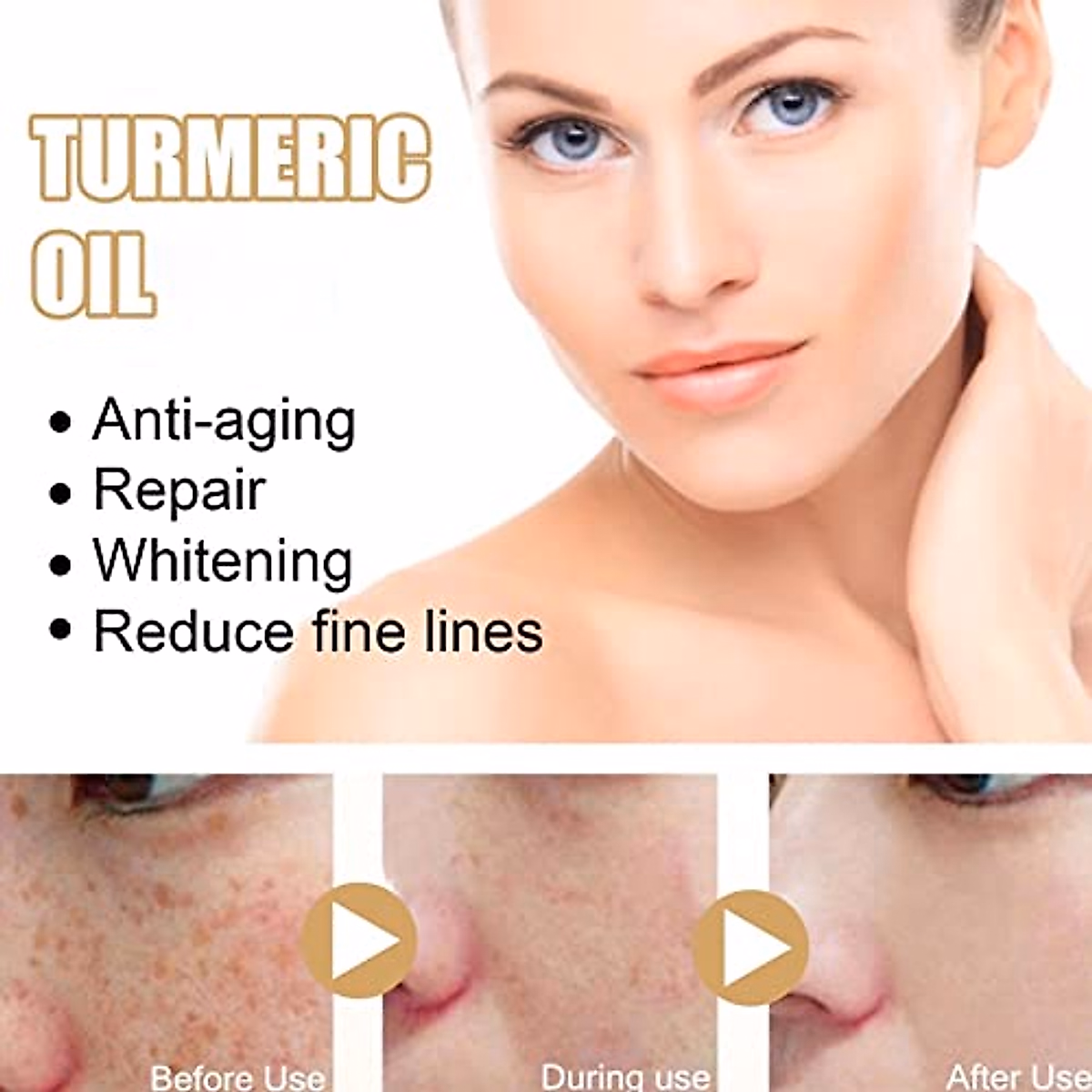 2022 New Turmeric Dark Spot Corrector Serum，Natural Turmeric Dark Spot Corrector Serum for Face， Skin Care Moisturizing Repair Serum(2PCS-60ml)
