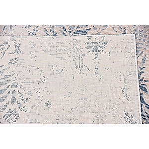 Unique Loom Paris Collection Pastel Tones Traditional Distressed Blue Runner Rug (2' 7 x 10' 0)