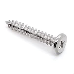 Glvaner M4 x 16mm (100 pcs) Stainless Steel Flat Round Head Phillips Drive Self Tapping Screws, 304 Stainless Steel 18-8, Sheet Metal Screws, Wood Screws