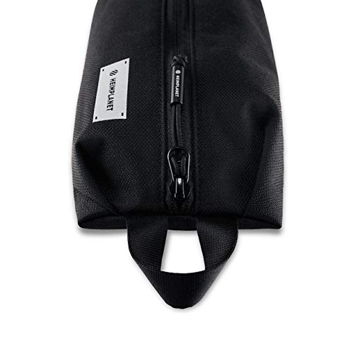 HEIMPLANET Original | HPT Carry Essentials - Simple Pouch | Simple Pencil case/Pouch Made of Water-Resistent and Durable DYECOSHELL | Supports1% for The Planet (Black)