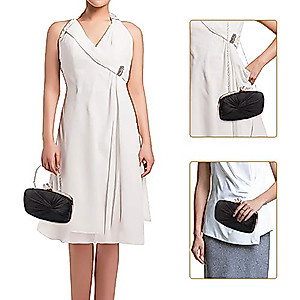 Tarpul Evening Clutch Bags For Women Wedding Purse Valentine day gift With Shiny Rhinestones 4 In 1 Style