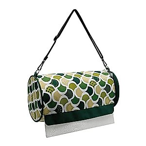 Olve Kitchen Paper Towel Holder Hanging Paper Towel Dispenser Cover for Kitchen, Camping Outdoor (Green)