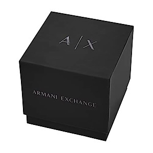 A|X ARMANI EXCHANGE Men's Analog-Digital Clear Silicone Watch (Model: AX2963)