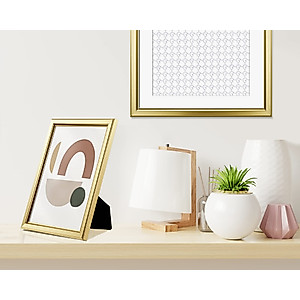 LaVie Home 8x10 Picture Frames (6 Pack, Gold) Simple Designed Photo Frame with High Definition Glass for Wall Mount & Table Top Display, Set of 6 Classic Collection