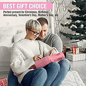 WORKPRO 35-Piece Pink Tools Set, Household Tool Kit with Storage Toolbox, Basic Tool Set for Home, Garage, Apartment, Dorm, New House, Back to School, and as a Gift - Pink Ribbon