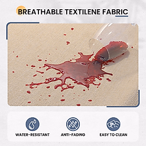 VONZOY Outdoor Patio Dining Chairs Set of 4, High Back Patio Chairs, All-Weather Textilene Outdoor Seating with Armrests for Lawn, Porch and Backyard (Brown)