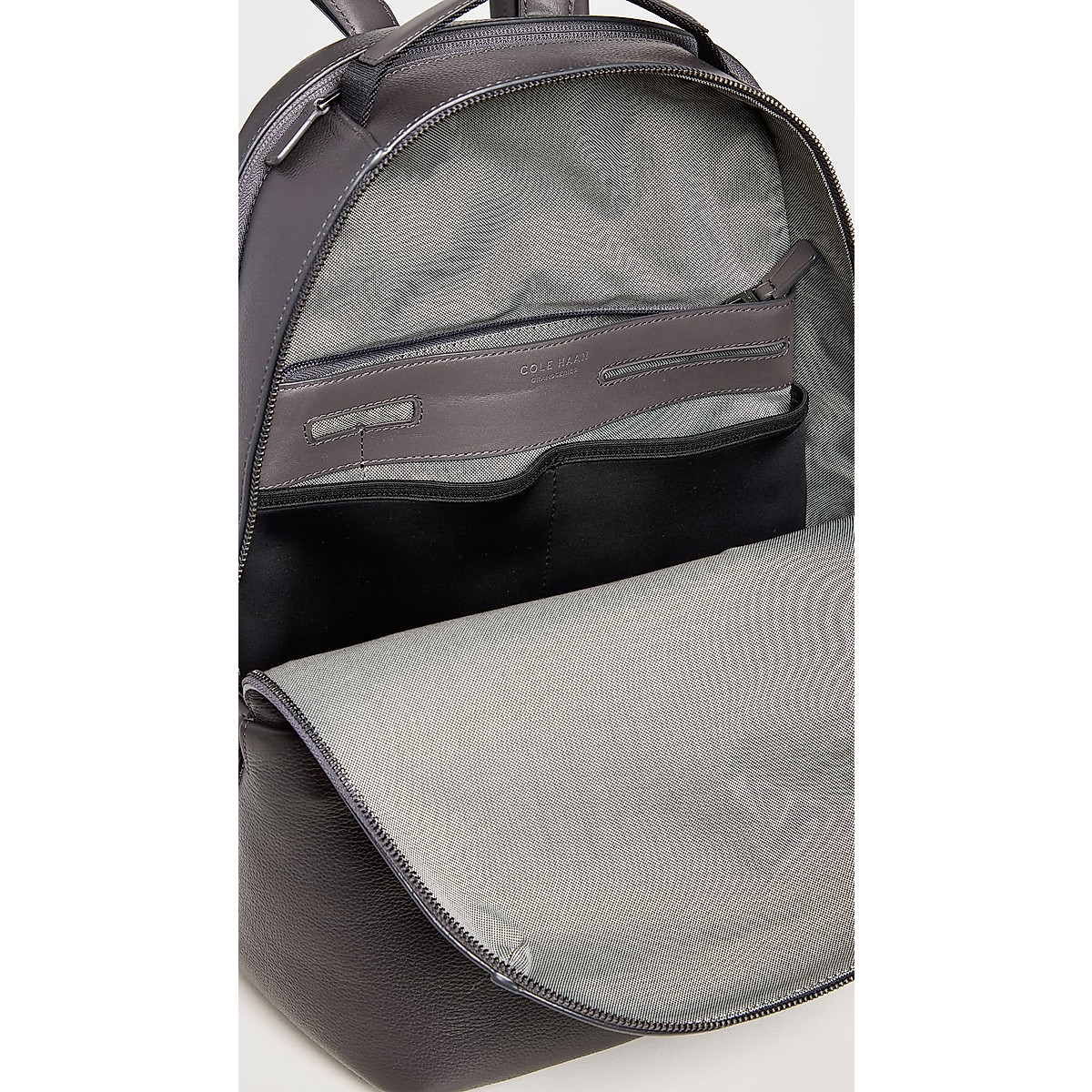 Cole Haan Men's Triboro Backpack, Dark Pavement, Grey, One Size