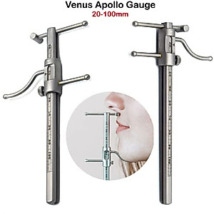 MEDSPO Professional Dental Orthodontic Gauge | Bracket Height Moveable Adjustable Locator | Positioning Measuring | Dentist Lab Measuring Instruments (Dental Venus Apollo Gauge)