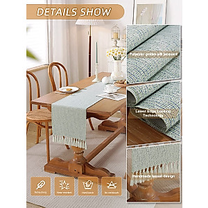 Thanksgiving Fall Table Runner 72 Inches Long Rustic Pumpkin Harvest,Autumn Kitchen Dining Leaves Table Decoration for Home Party Decor 13x72 Inch