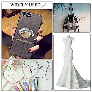 10 Skeins White Embroidery Floss, 8m White Cotton Embroidery Floss-Cross Stitch Thread, Embroidery Thread Floss Set, Stitch Threads Polyester Thread Friendship Bracelets Thread