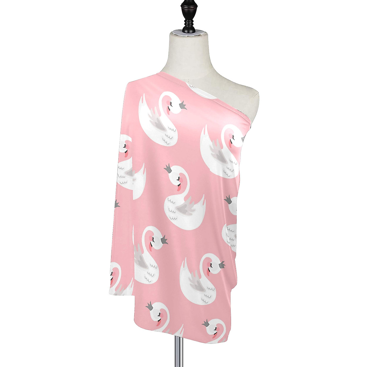 Nursing Cover Breastfeeding Scarf Swan - Baby Car Seat Covers, Stroller Cover, Carseat Canopy (902b6)