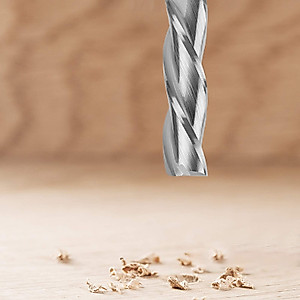 EANOSIC Upcut Spiral Router Bit 3-Flute with 1/2” Shank, Extra Long (4 inch), 1/2” Cutting Diameter, 2” Cutting Length, Carbide CNC Router Bits End Mill for Wood Mortises Carving Engraving