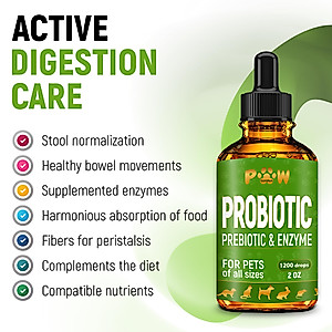 Dog Vitamins and Supplements Liquid | Cat Vitamins | Antibiotics for Dogs | Antibiotics for Cats | Dog Probiotic | Cat Probiotic Liquid | 3 x 2 Oz