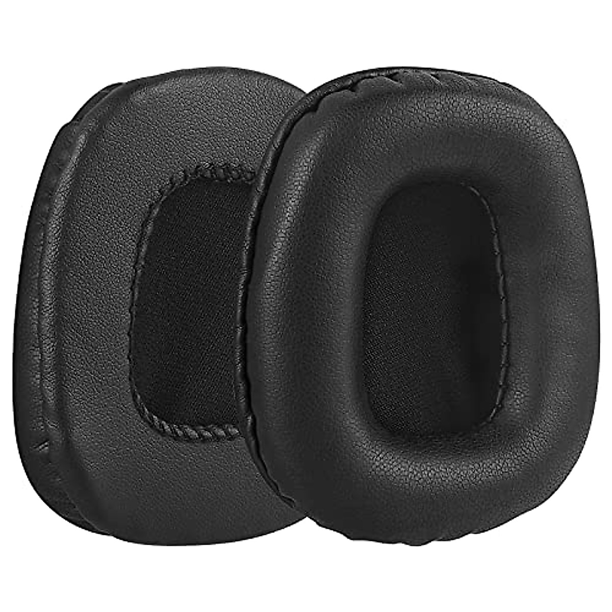 Geekria QuickFit Replacement Earpads + Mic Windscreen Foam Compatible with BlueParrott B550-XT, B550XT Headphones Mic Foam Cover + Ear Cushions/Cushion Pad Repair Parts (Black)