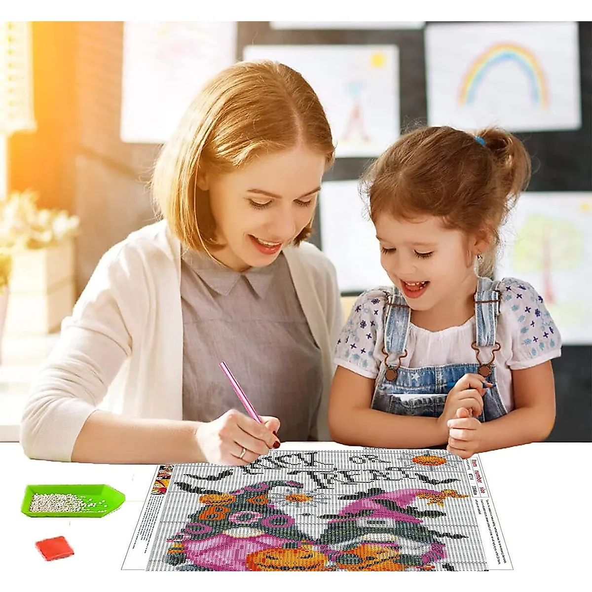 VIGEGU Halloween Gnome Diamond Painting Kits for Adults - Trick or Treat Art Adults,5D Paintings with Dots Full Drill Round Gem Art,for DIY Gift and Home Decor12 x 16inch rectangle