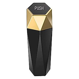 WXXGY Trash Can Garbage Bin Bedroom Bin Rubbish Basket for Home Office Kitchen Bath Garbage Can/Gold