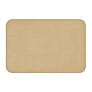 House, Home and More Skid-Resistant Carpet Indoor Area Rug Floor Mat - Camel Tan - 2 Feet X 3 Feet