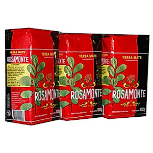 Yerba Mate Rosamonte 3 KG Argentina Green Tea Loose Leaf Bag Herbal 6.6 lb Fresh