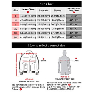 FLAVOR Men's Leather Flight Bomber Jacket Air Force Aviator. (XX-Large, Brown)