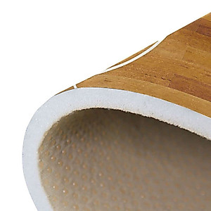 Vnurnrn Sletend Basketball Court Area Rug 3' x 5' Non Slip Area Rug for Kitchen Floor Hallway Bathroom Living Room Bedroom Home Decorative