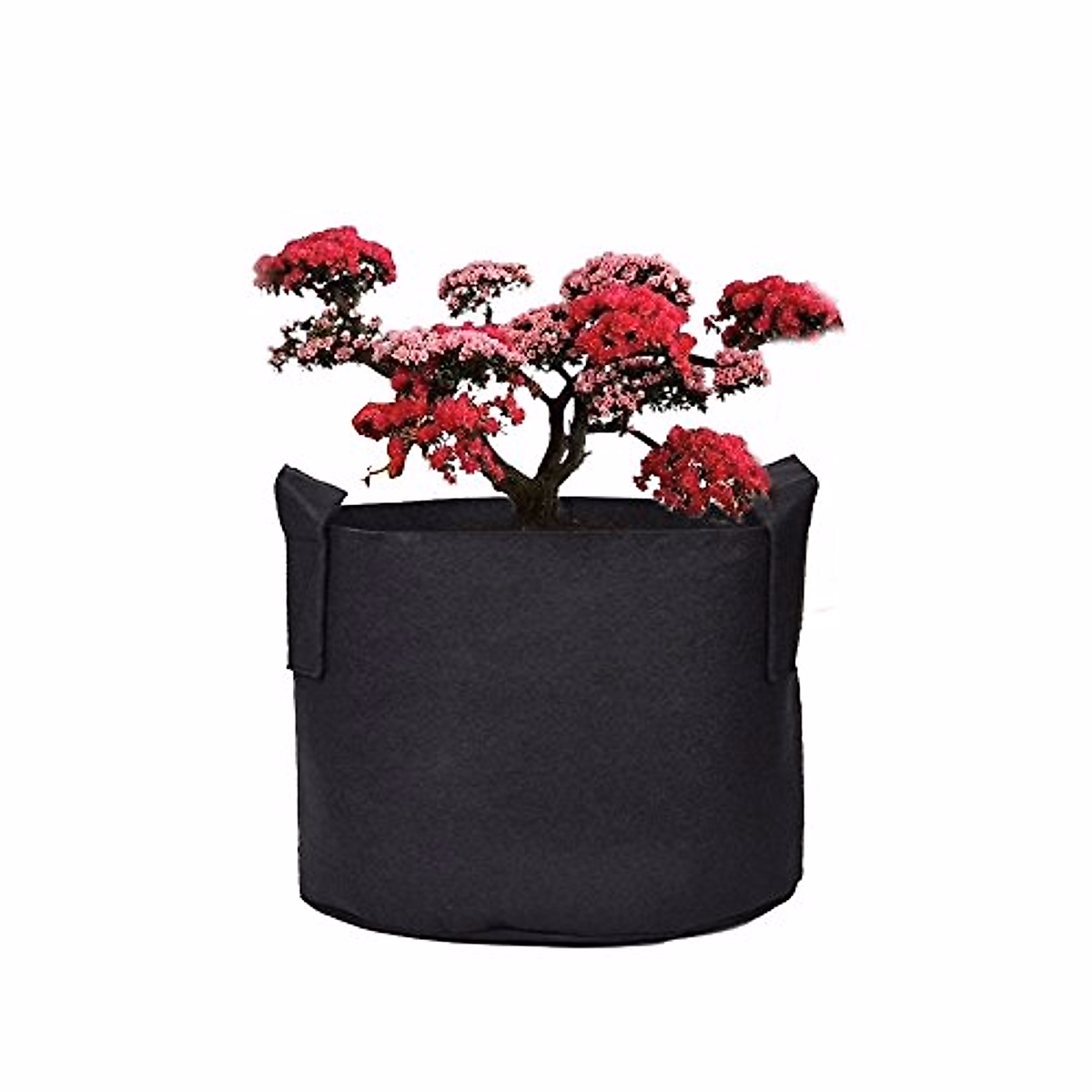 Ming Wei Garden Plant Bags / 6-Packs 5 Gallon Grow Bags/Aeration Fabric Pots/Handles (Black)