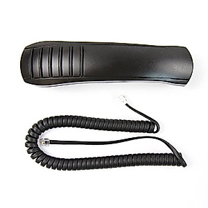 The VoIP Lounge Handset with Curly Cord with Long Lead for Mitel 5300 Series IP Phones 5304 5312 5320 5320e 5324 5330 5330e 5340 5340e and 5360