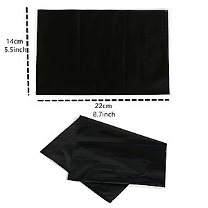 Tattoo Wash Bottle Bags, Thicken Disposable Squeeze Bottle Bags for Tattoo Wash Bottles Tattoo Supplies and Equipment, Black, 100PCS