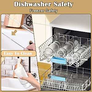 ASIZZED Ribbed Glassware with Straws Vintage Glass Cups 6pcs Set Reusable Wide Mouth Fluted Drinking Glasses 16oz Smoothie Cup Iced Coffee Cup with Clean Brushes for Beer Cocktail Bar Cart Accessories