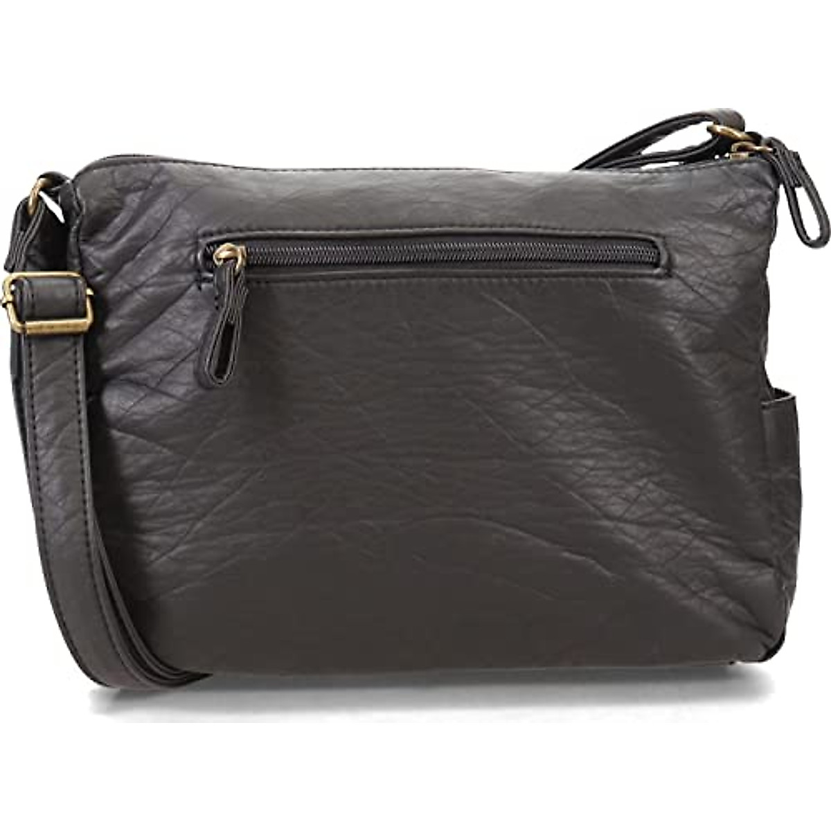 Bueno Women's, Elephant Washed Hobo BLACK NS