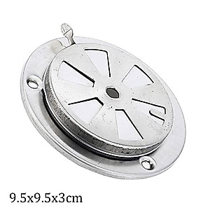 TEAMWILL 2PCS Replacement Parts -BBQ Grill Smoker Exhaust Vent Stove Air Vent Damper USA