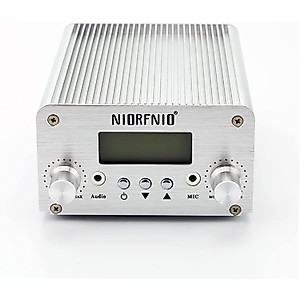 NIORFNIO 15W Fm Transmitter - Bluetooth Wireless Stereo Broadcasting Range 87-108mhz Transmitter, Used in Churches, Cars, Shopping Malls, Lecture Halls, Private Radio Stations