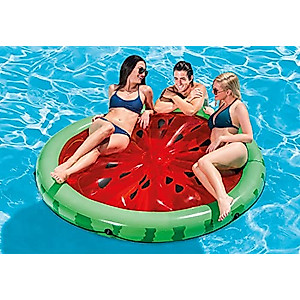 Intex Watermelon, Inflatable Island, 72" X 9" , Red