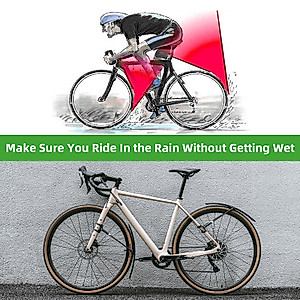 ROCKBROS Road Bike Fender - Quick Release Lightweight Road Bicycle Fender for 700C Bikes - Adjustable and Easy to Install Rear Or Front Bike Mud Guard