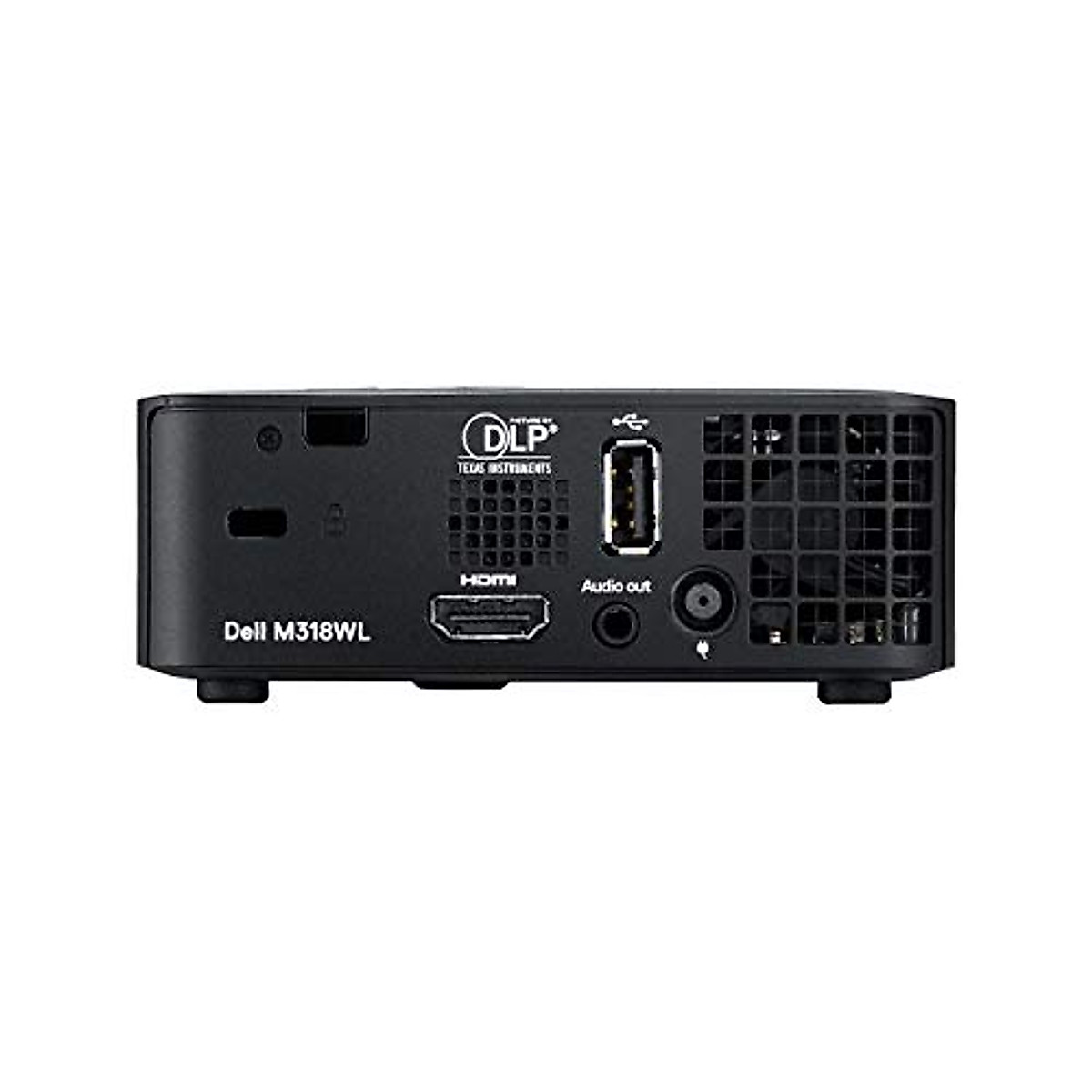 Dell M115HD Mobile LED Projector, WXGA 1280x800, HDMI USB Inputs, 1GB Internal Memory, 450 ANSI Lumens