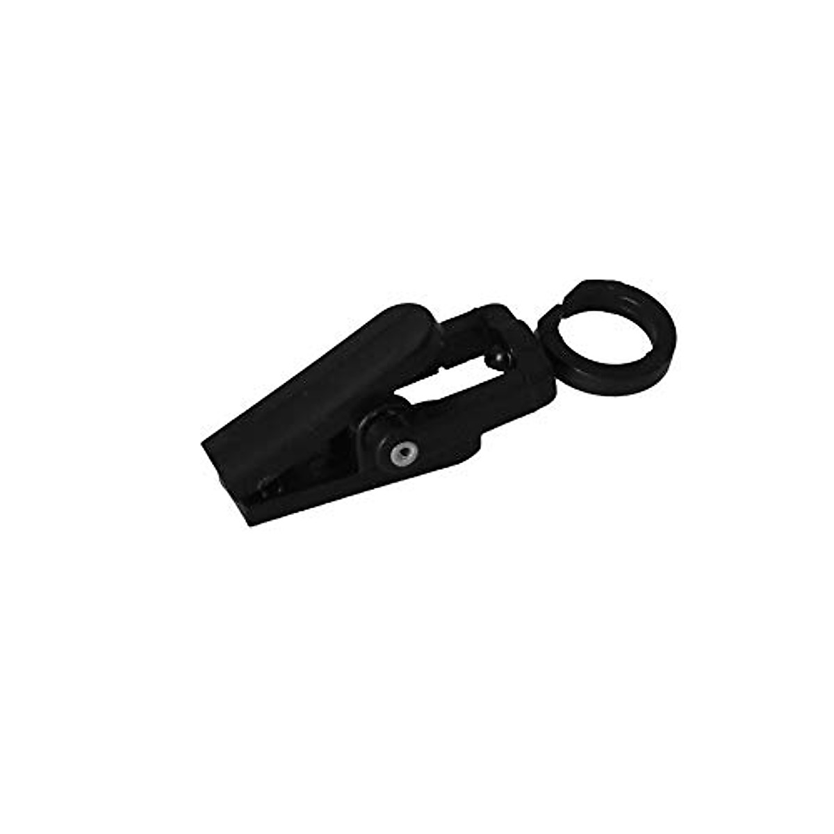 NAHANCO CC2B24 Plastic Swivel Rotating Clever Clip, 2”, Black (Pack of 24)